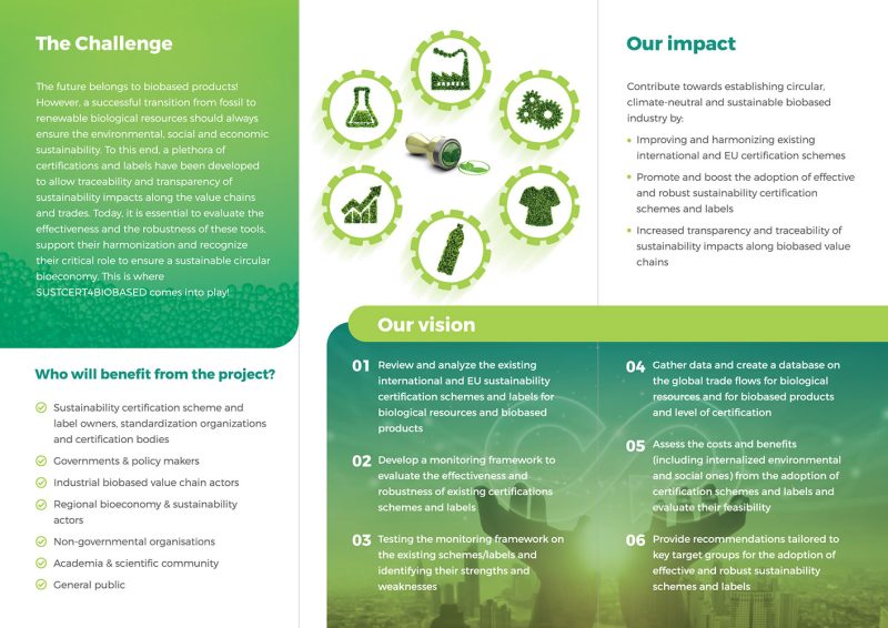 Leaflet - SustCert4Biobased Project
